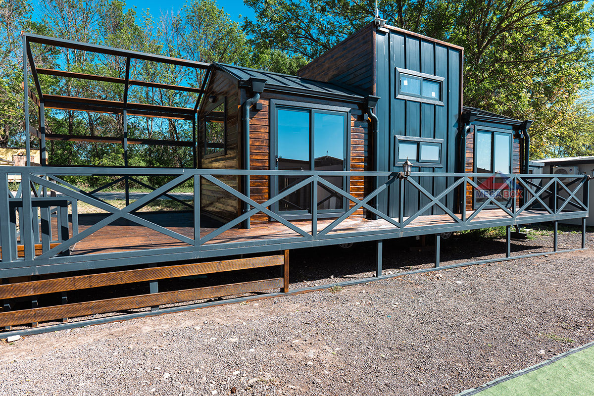 Tiny house - Мобилна къща Дияна - Мегабокс Контейнери & Сглобяеми къщи, Фургони